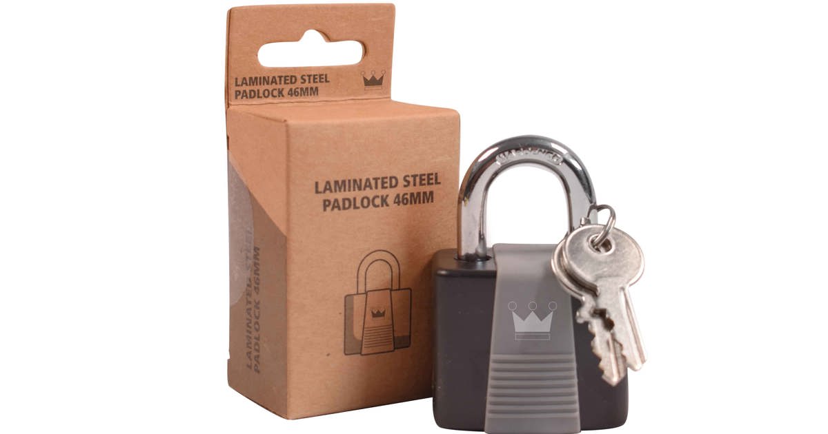 46mm Laminated steel padlock | Storage King